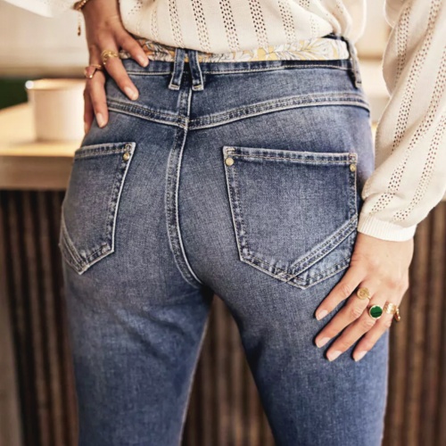 Jeans Freeman T Porter femme Norma bootcut court