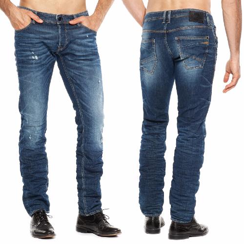 Jeans homme Japan Rags 711 Basic WT177 coupe ajustée slim