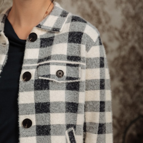 Veste femme Freeman T Porter Velia Tiles à carreaux vichy