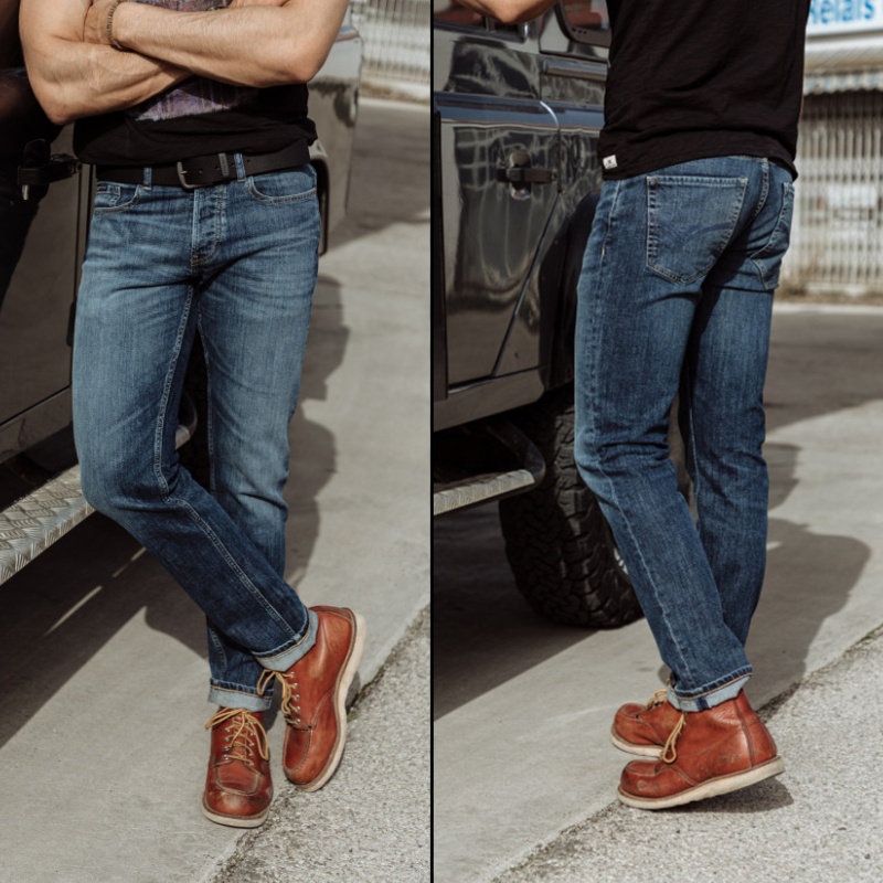 Jean homme Freeman T Porter Jimmy Vintage coupe droite